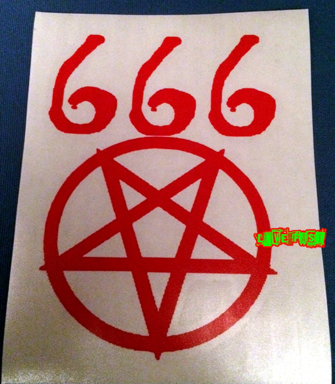 Satanic Pentagram 666
