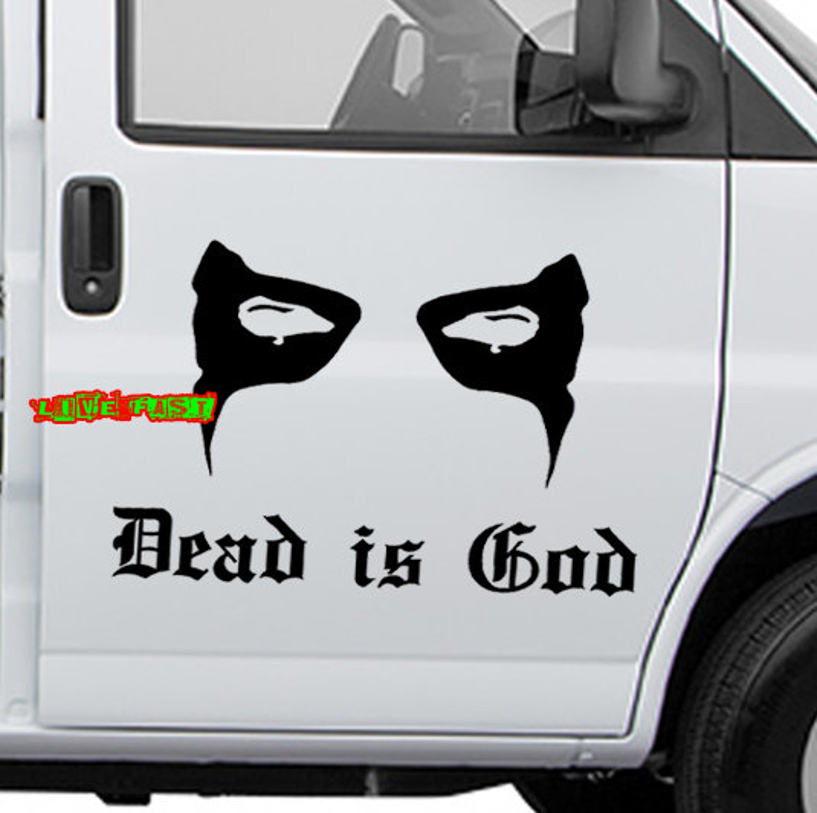 DEAD IS GOD Decal Sticker Vinyl black metal mayhem euronymous | Etsy