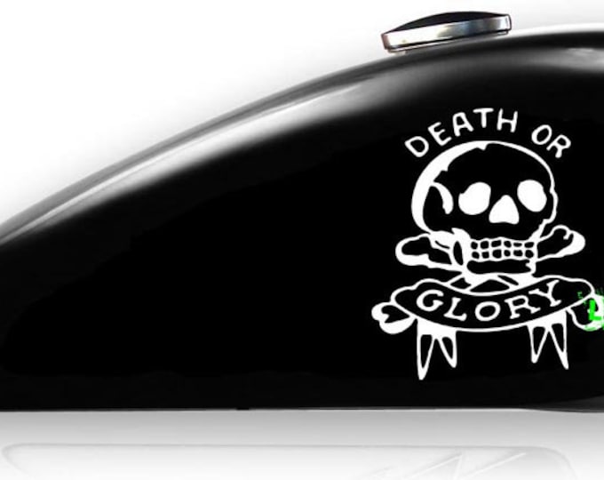 Old School H20 2pc Motorcycle Tank Side Decal Set for Harley Davidson ...