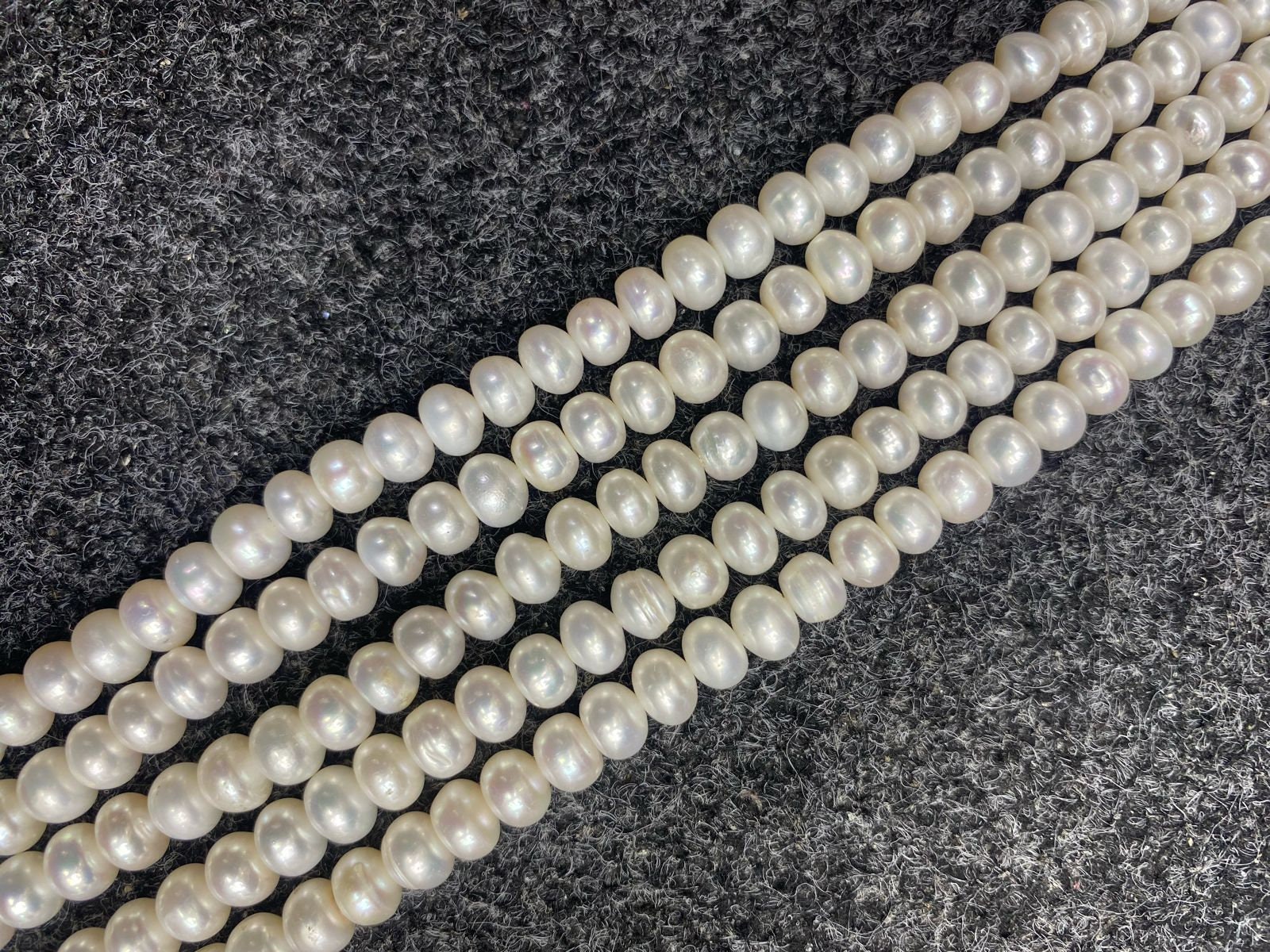 Natural White Round Freshwater Pearl for Jewelry Making, High Quality ...