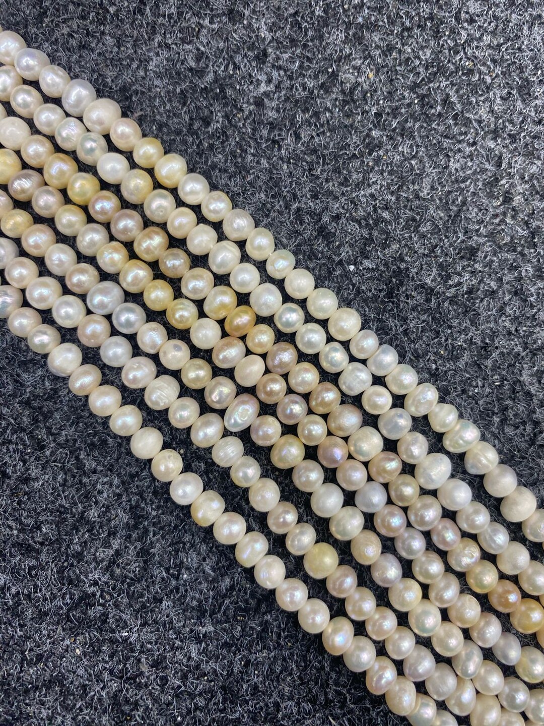 Natural White Round Freshwater Pearl for Jewelry Making, High Quality ...