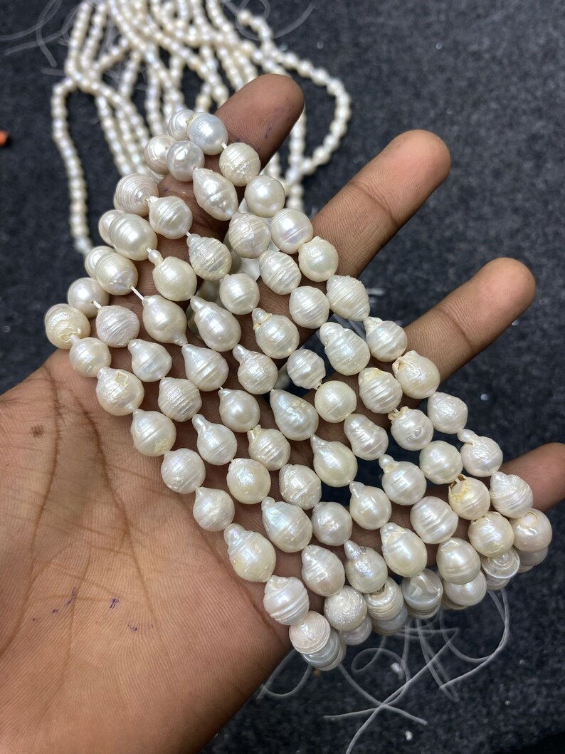 AAA High Quality Natural Fresh Water Color Baroque Shape Beads , Keshi ...