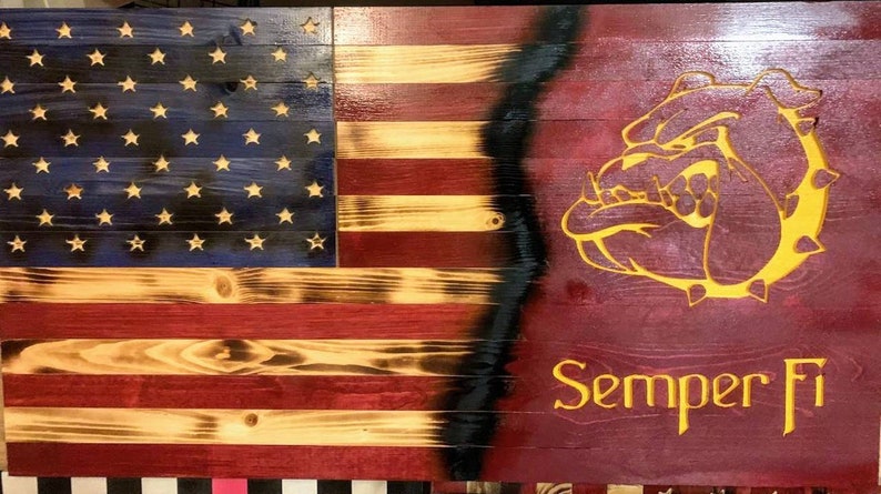 Handcrafted Carved Flags - Etsy