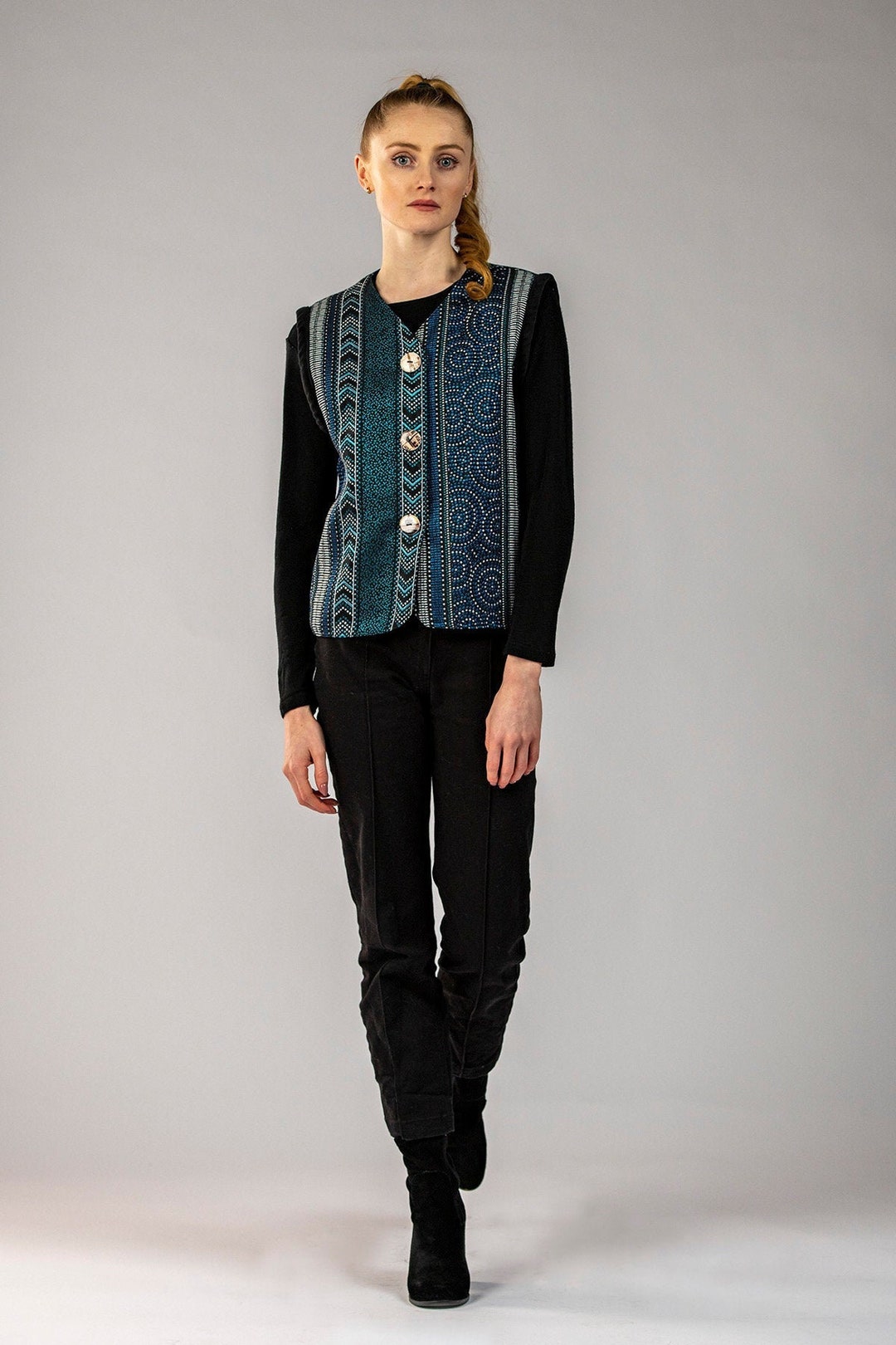 Frenchy, Gilet, Elegant, Warm Lining, Loose Fitting, Gifts for Her ...
