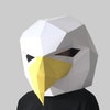Crow Mask Template Paper Mask, Papercraft Mask, Masks, 3d Mask, Low ...