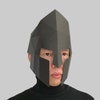Helmet 1 Paper Mask Template, Papercraft Helmet, 3d Helmet, Low Poly ...