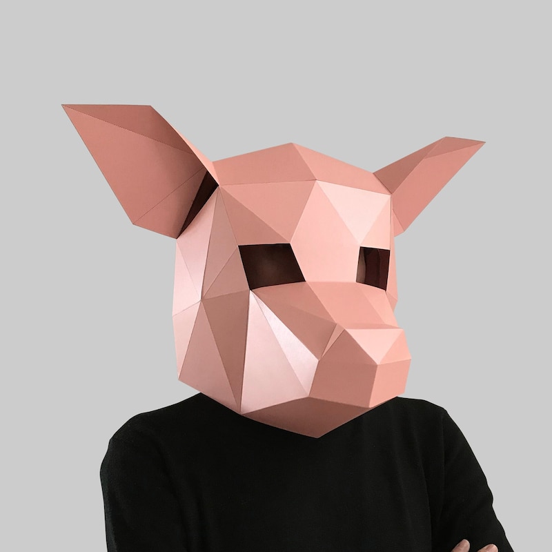 Pig Mask - Etsy