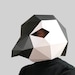 Little Penguin Mask Template - Paper Mask, Papercraft Mask, Masks, 3d ...