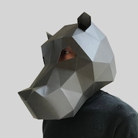 Platypus Mask Printable, Paper DIY for Kids and Adults. PDF Template ...