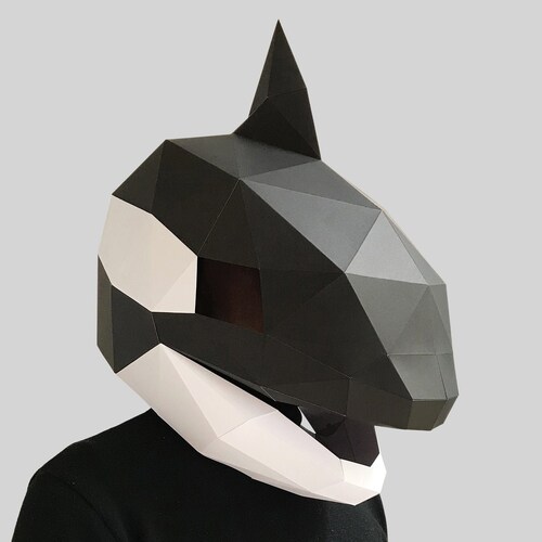 Dolphin Mask Template Paper Mask Papercraft Mask Masks 3d - Etsy Australia