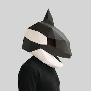 Killer Whale Mask Template - Paper Mask, Papercraft Mask, Masks, 3d ...