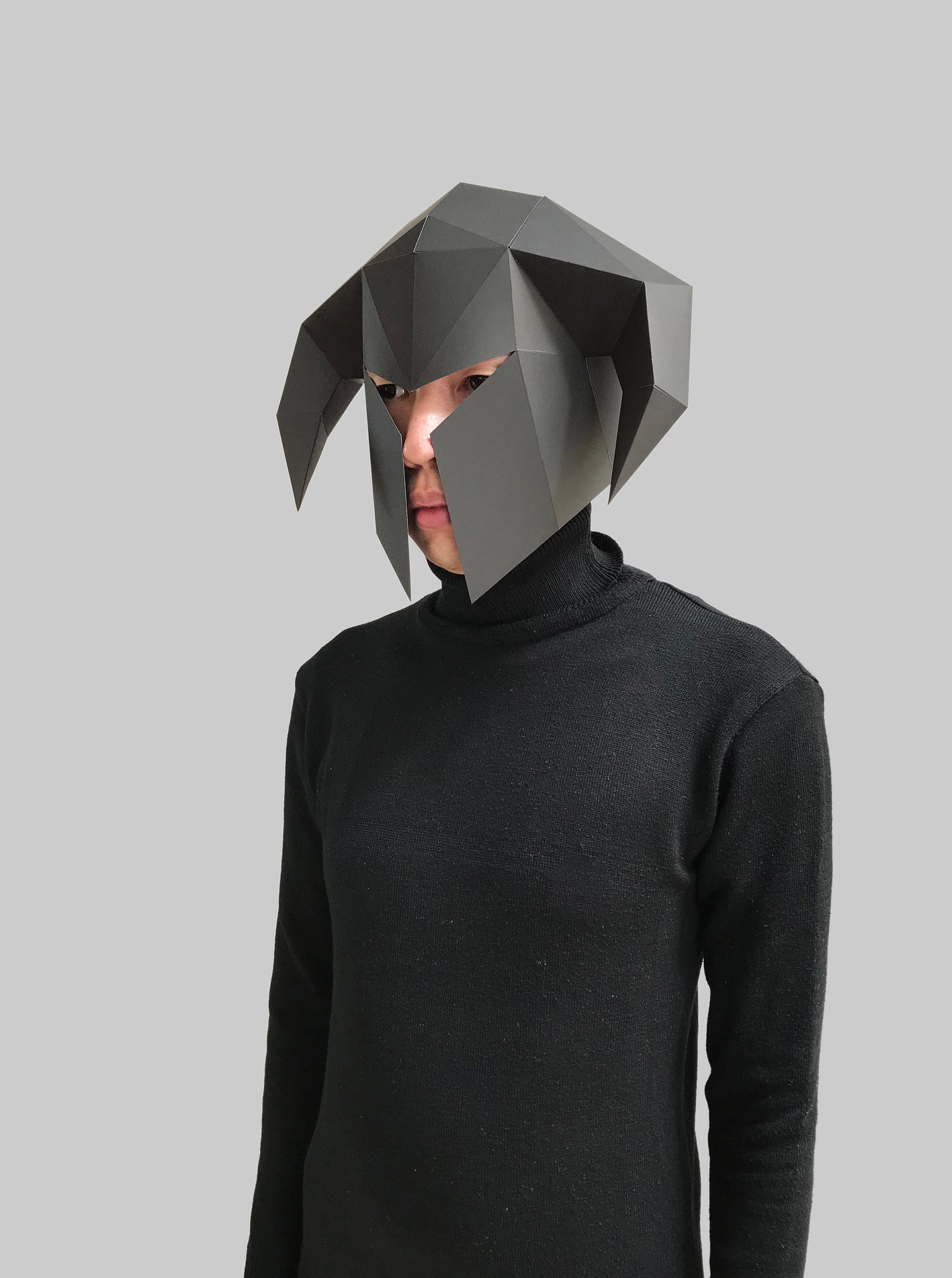 Helmet 11 Paper Mask Template Papercraft Helmet 3d Helmet - Etsy