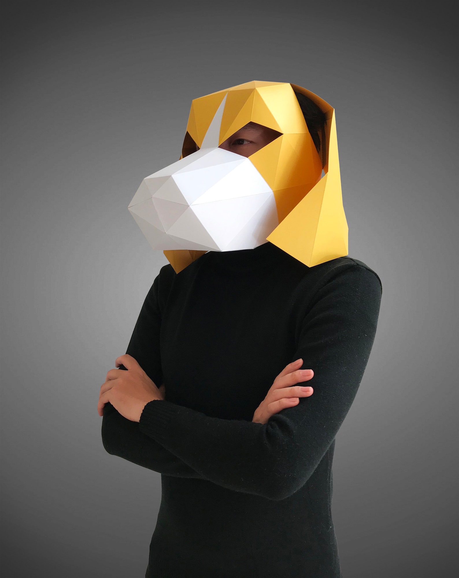 COMBO 16 paper mask template paper mask papercraft mask | Etsy