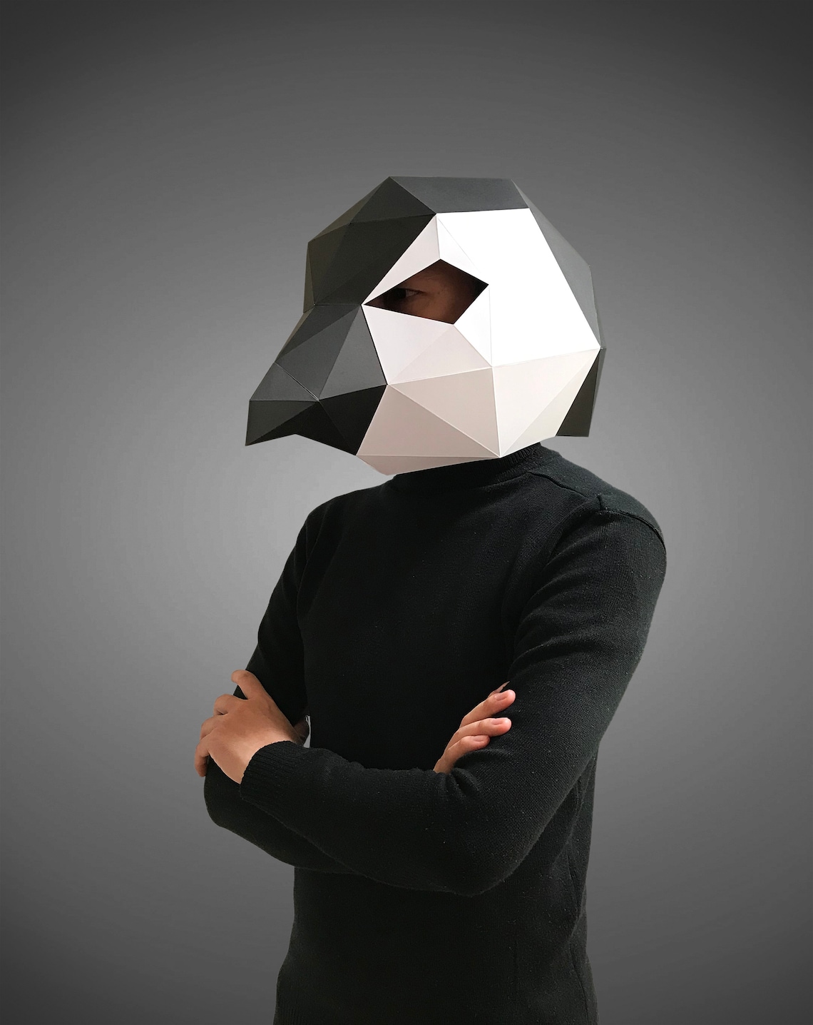 Little Penguin Mask Template Paper Mask Papercraft Mask - Etsy