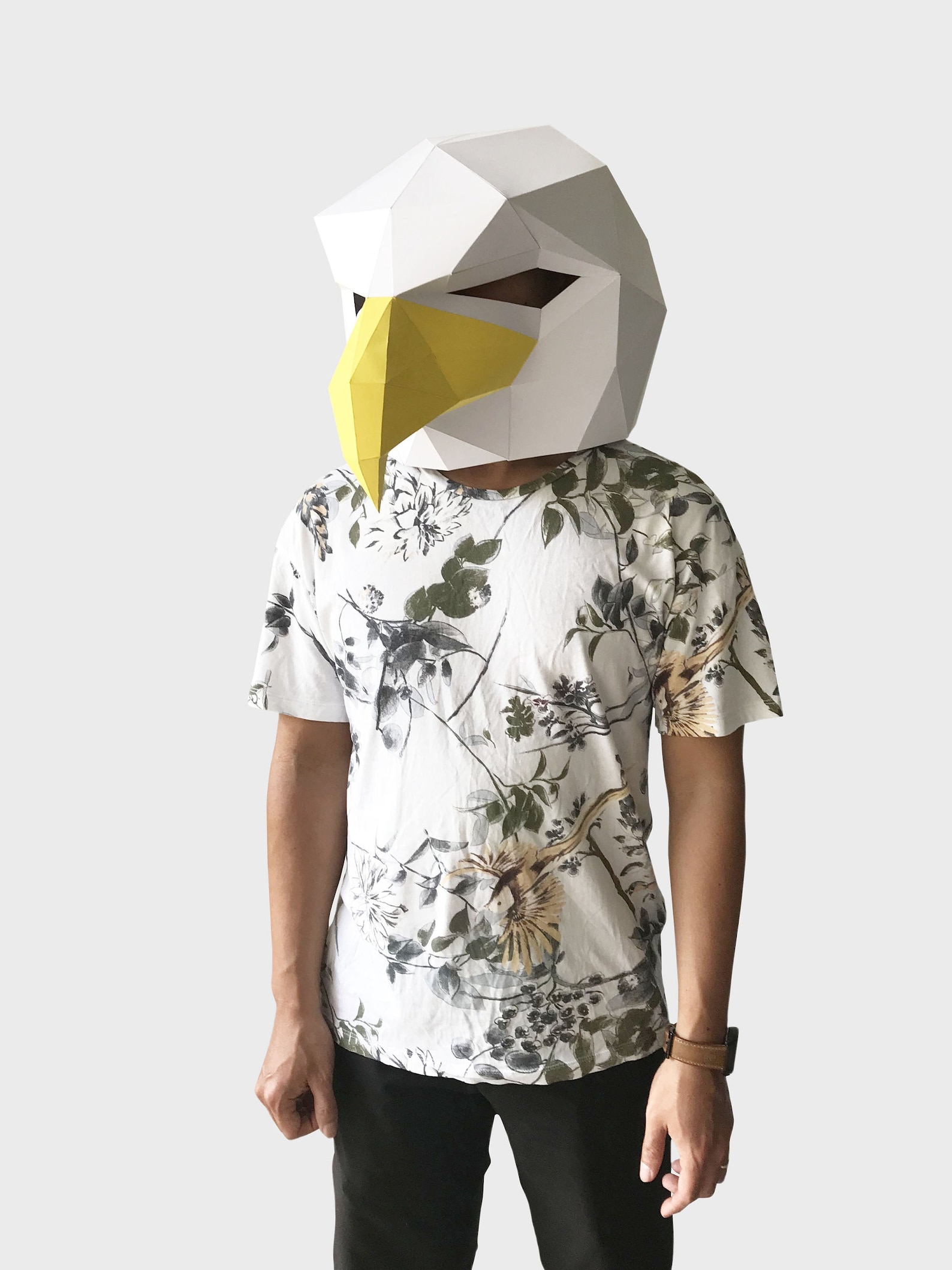 Bald Eagle Mask Template Paper Mask Papercraft Mask Masks - Etsy