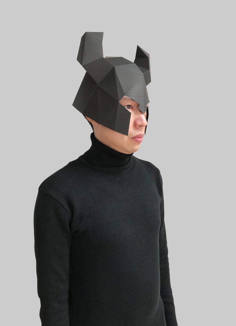 Helmet 7 Paper Mask Template Papercraft Helmet 3d Helmet - Etsy