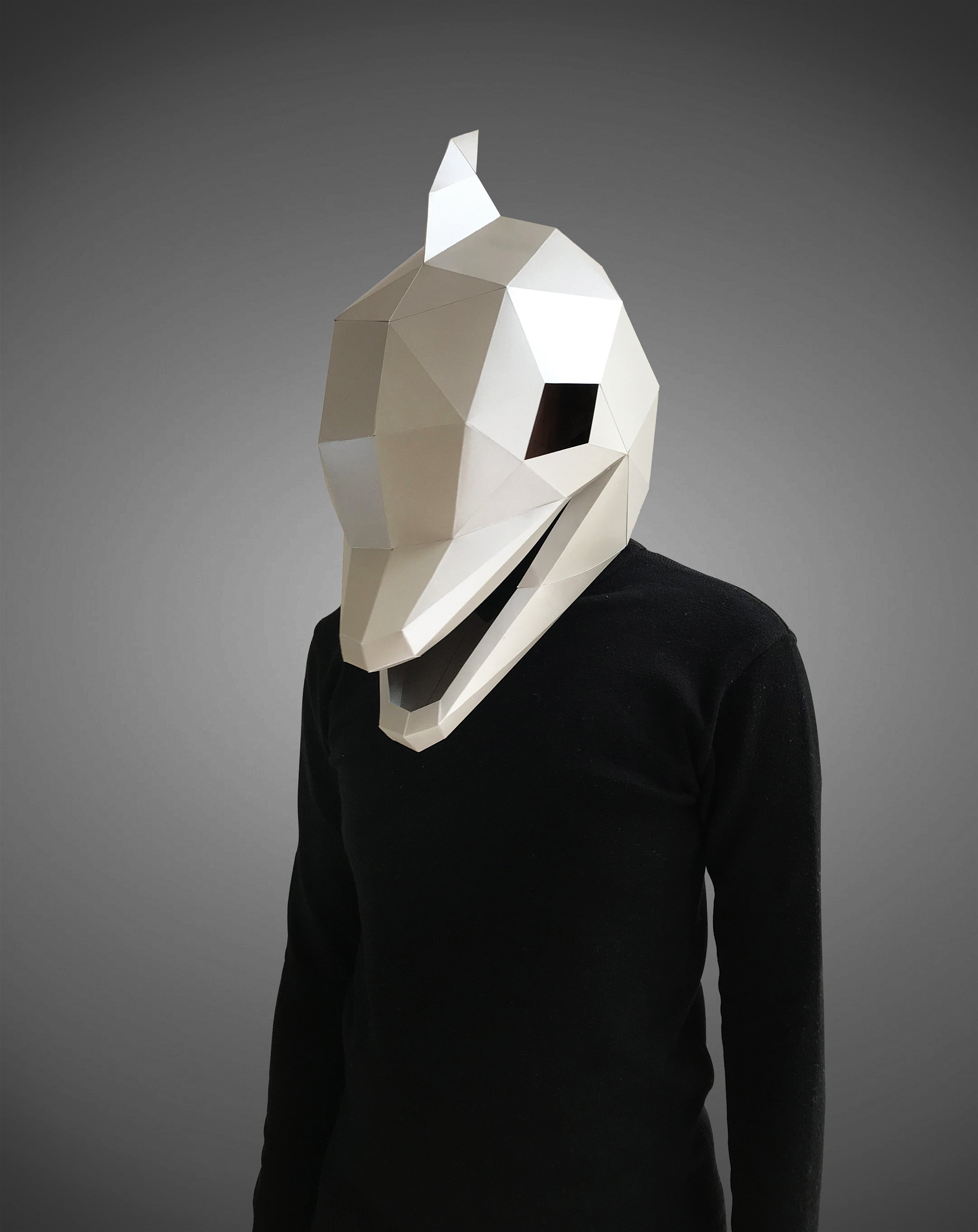Dolphin Mask Template Paper Mask Papercraft Mask Masks 3d - Etsy