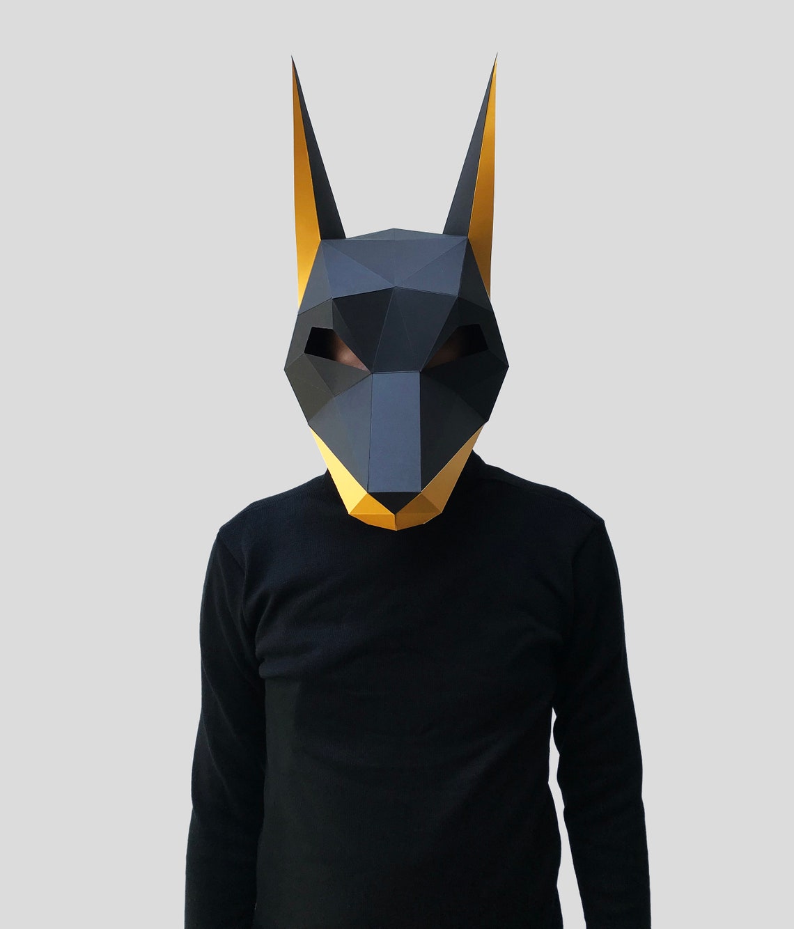 Dog Mask Template Paper Mask Papercraft Mask Masks 3d - Etsy