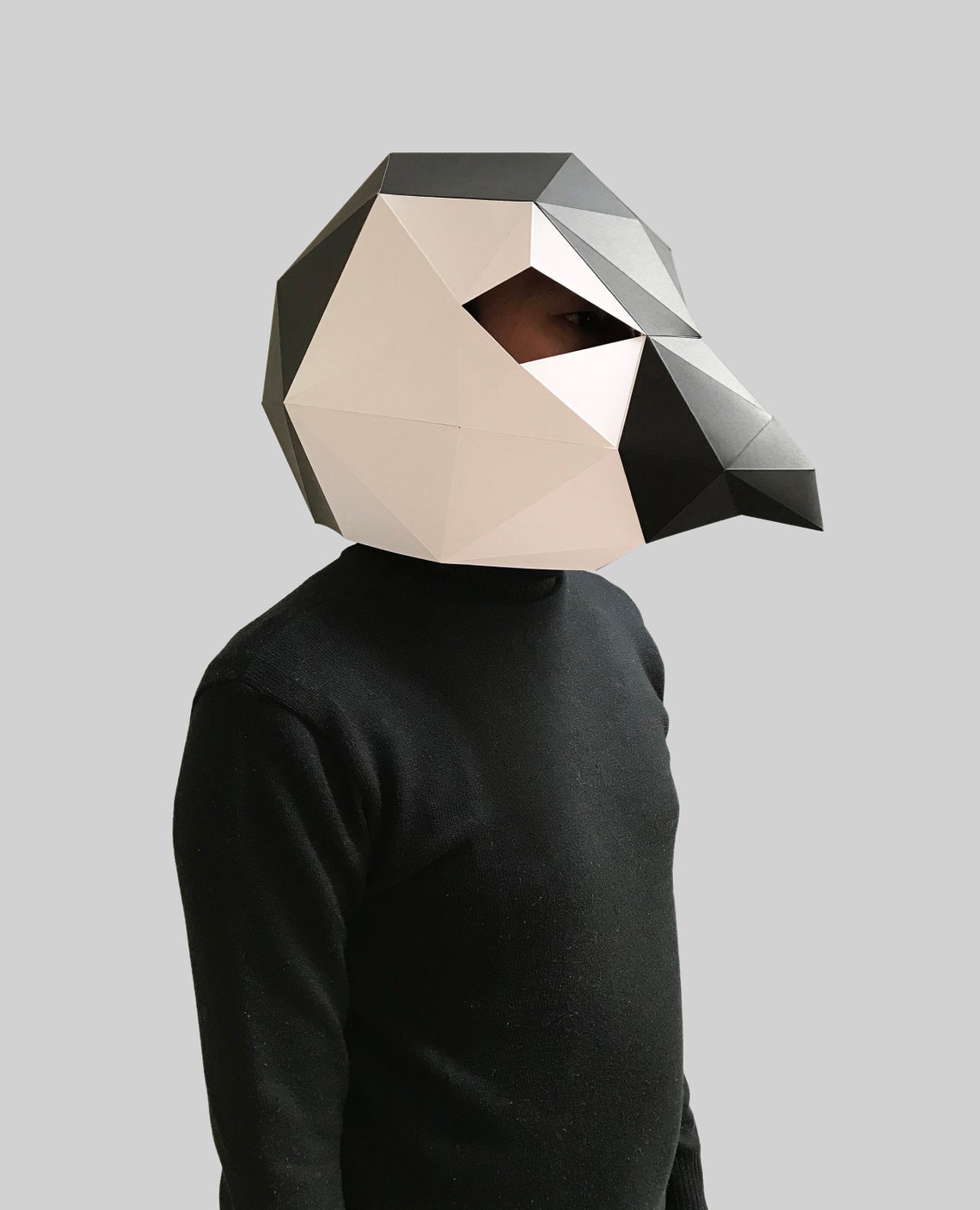 Little Penguin Mask Template Paper Mask Papercraft Mask - Etsy