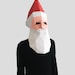 Santa Claus Mask Template Style 2 Paper Mask, Papercraft Mask, Masks ...