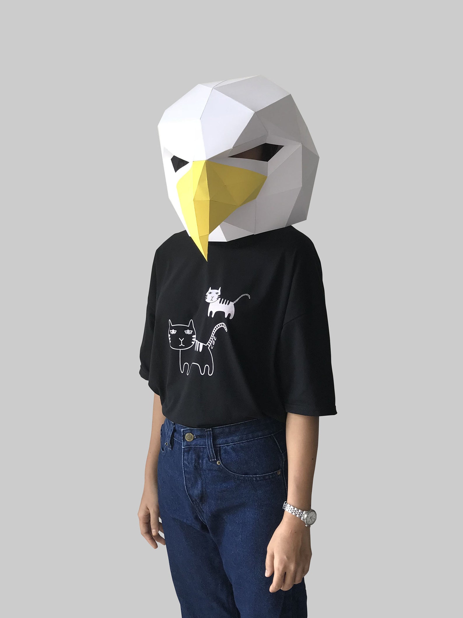 Bald Eagle Mask Template Paper Mask Papercraft Mask Masks - Etsy