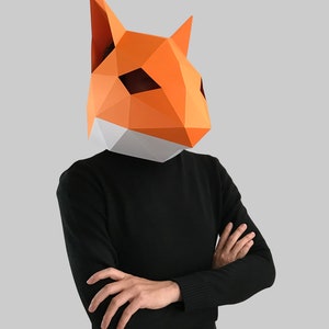 Squirrel Mask Template - Paper Mask Template, Papercraft Mask, Masks ...