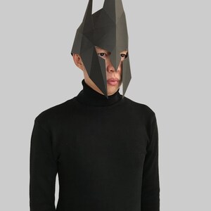 Helmet 6 - Paper Mask Template, Papercraft Helmet, 3d Helmet, Low Poly ...