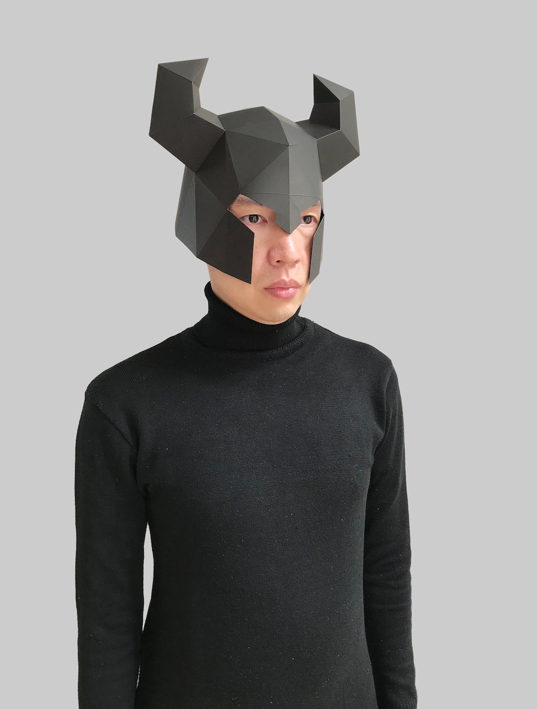 Helmet 7 - Paper Mask Template, Papercraft Helmet, 3d Helmet, Low Poly ...