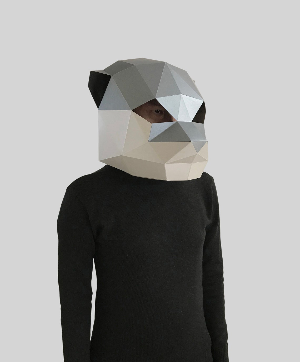 Otter Mask Template Paper Mask Papercraft Mask Masks 3d - Etsy