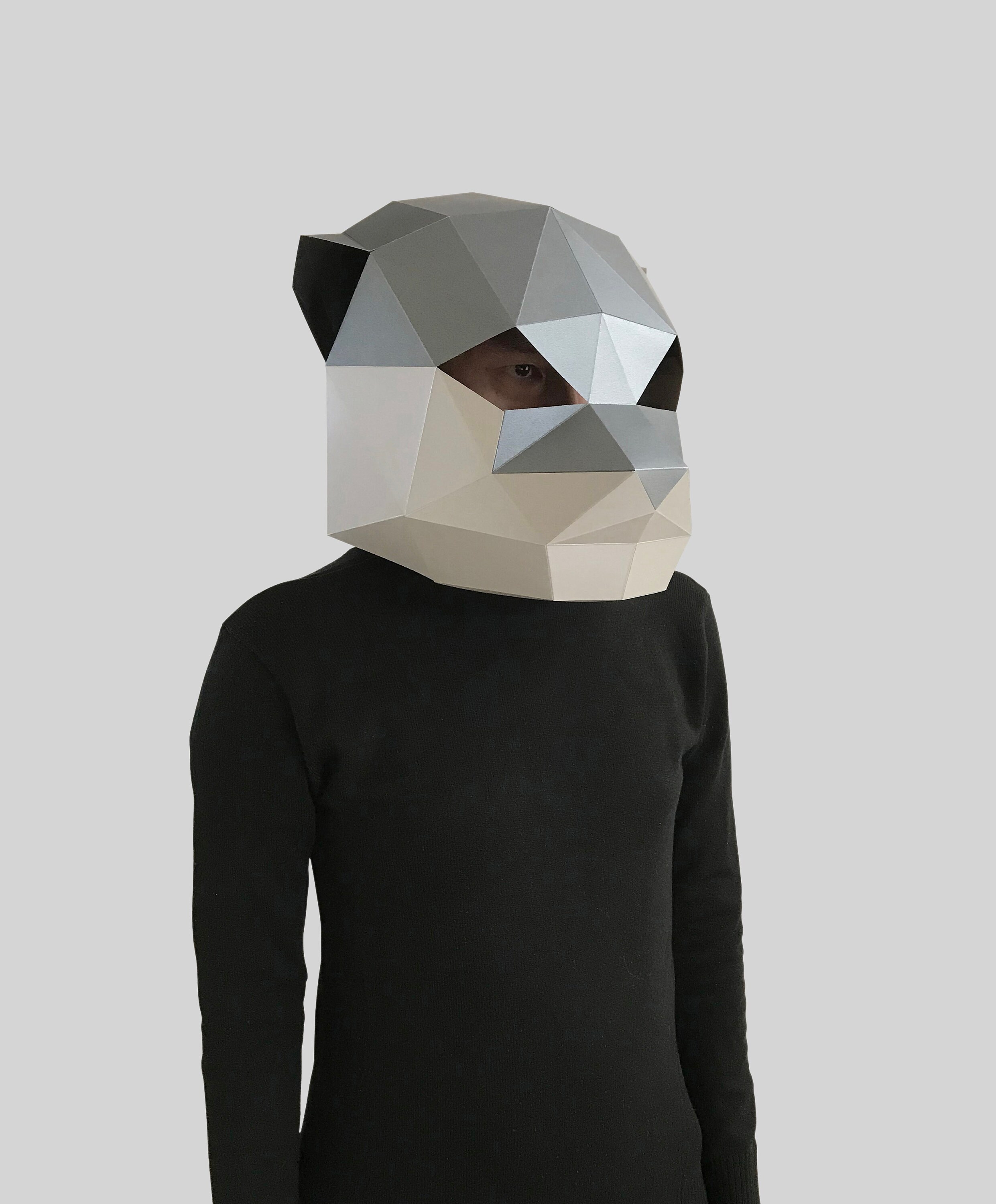 Otter Mask Template Paper Mask Papercraft Mask Masks 3d - Etsy