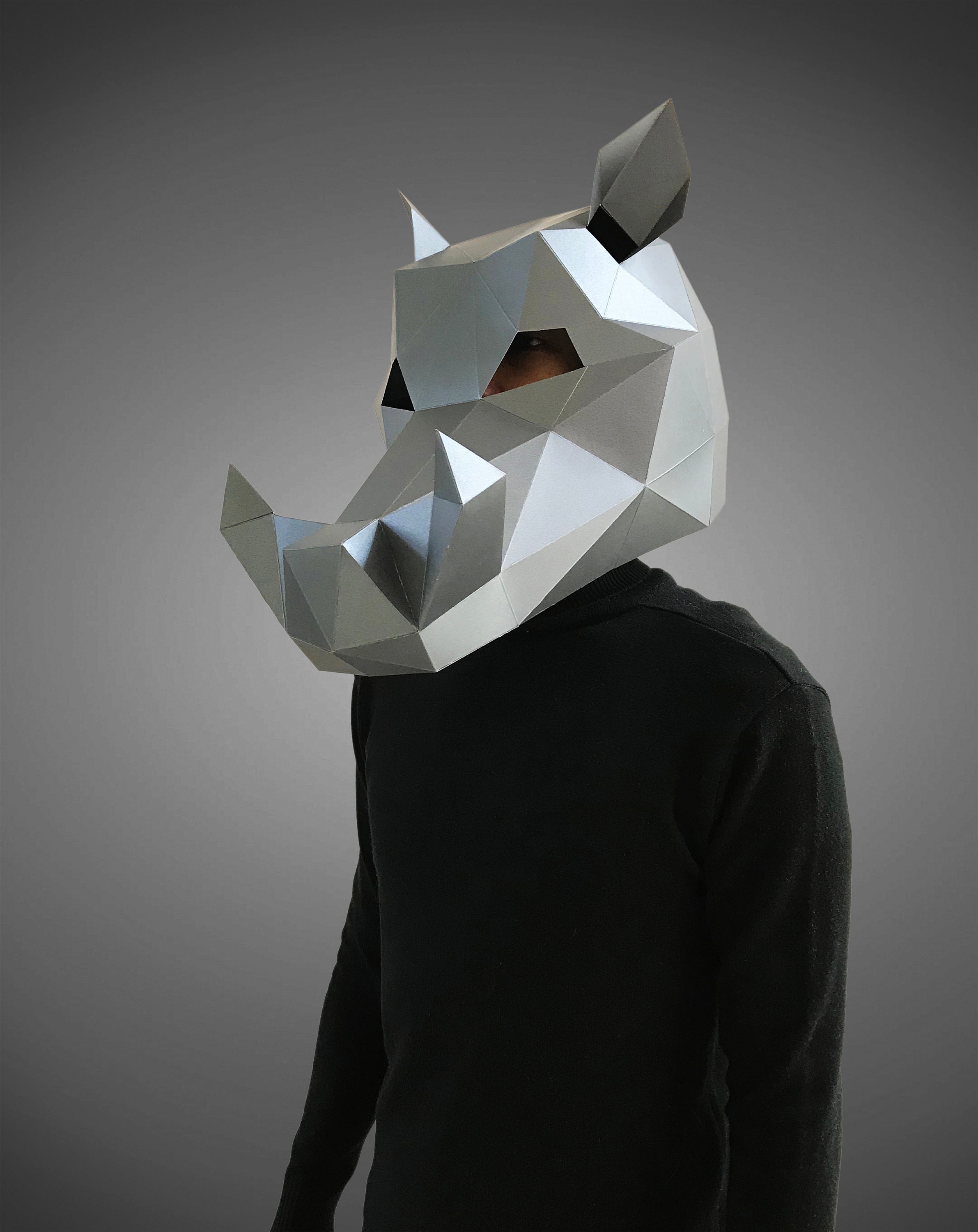 Warthog Mask Template Paper Mask Papercraft Mask Masks 3d | Etsy