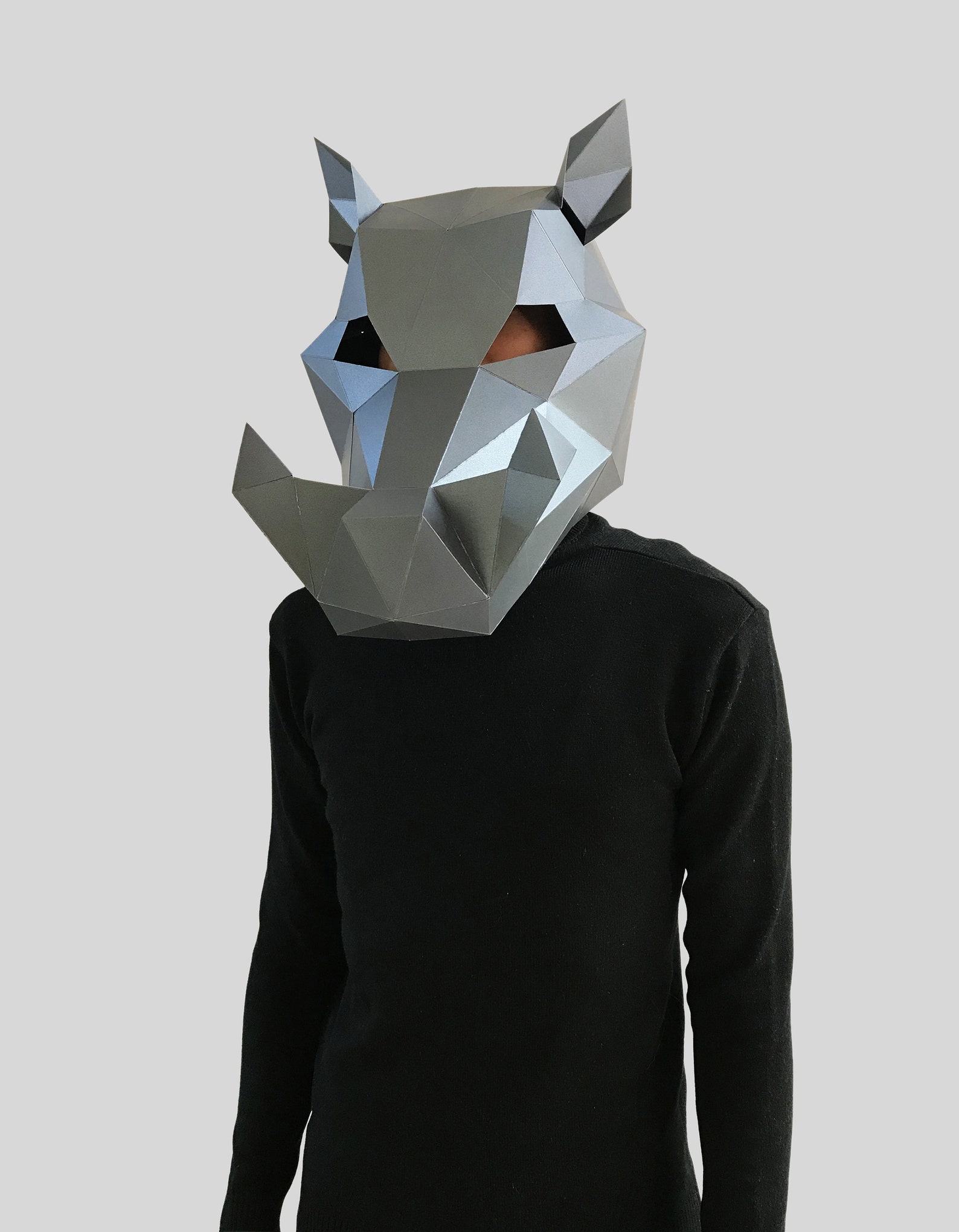 Warthog Mask Template Paper Mask Papercraft Mask Masks 3d - Etsy