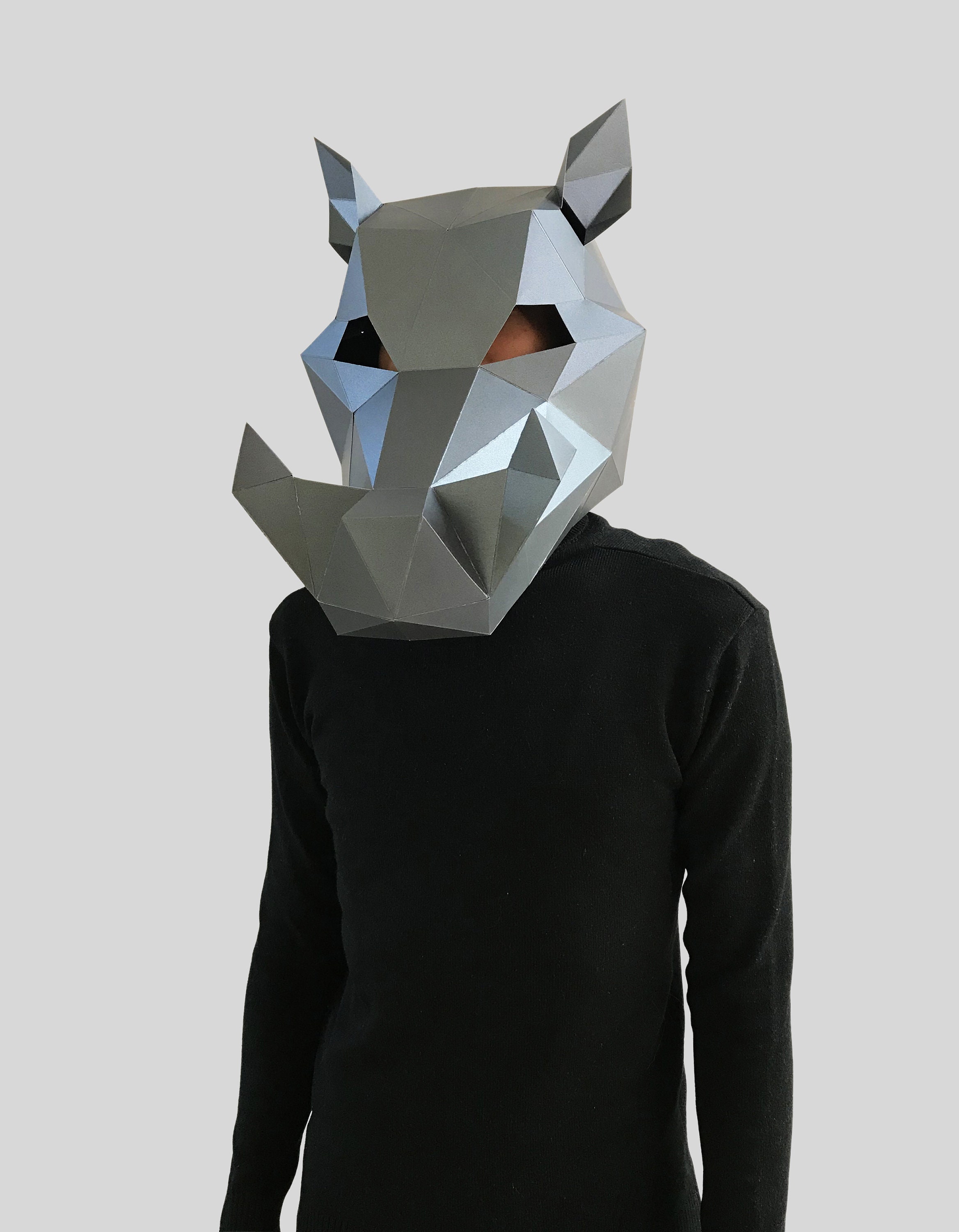 Warthog Mask Template Paper Mask Papercraft Mask Masks 3d - Etsy