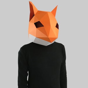 Squirrel Mask Template - Paper Mask Template, Papercraft Mask, Masks ...
