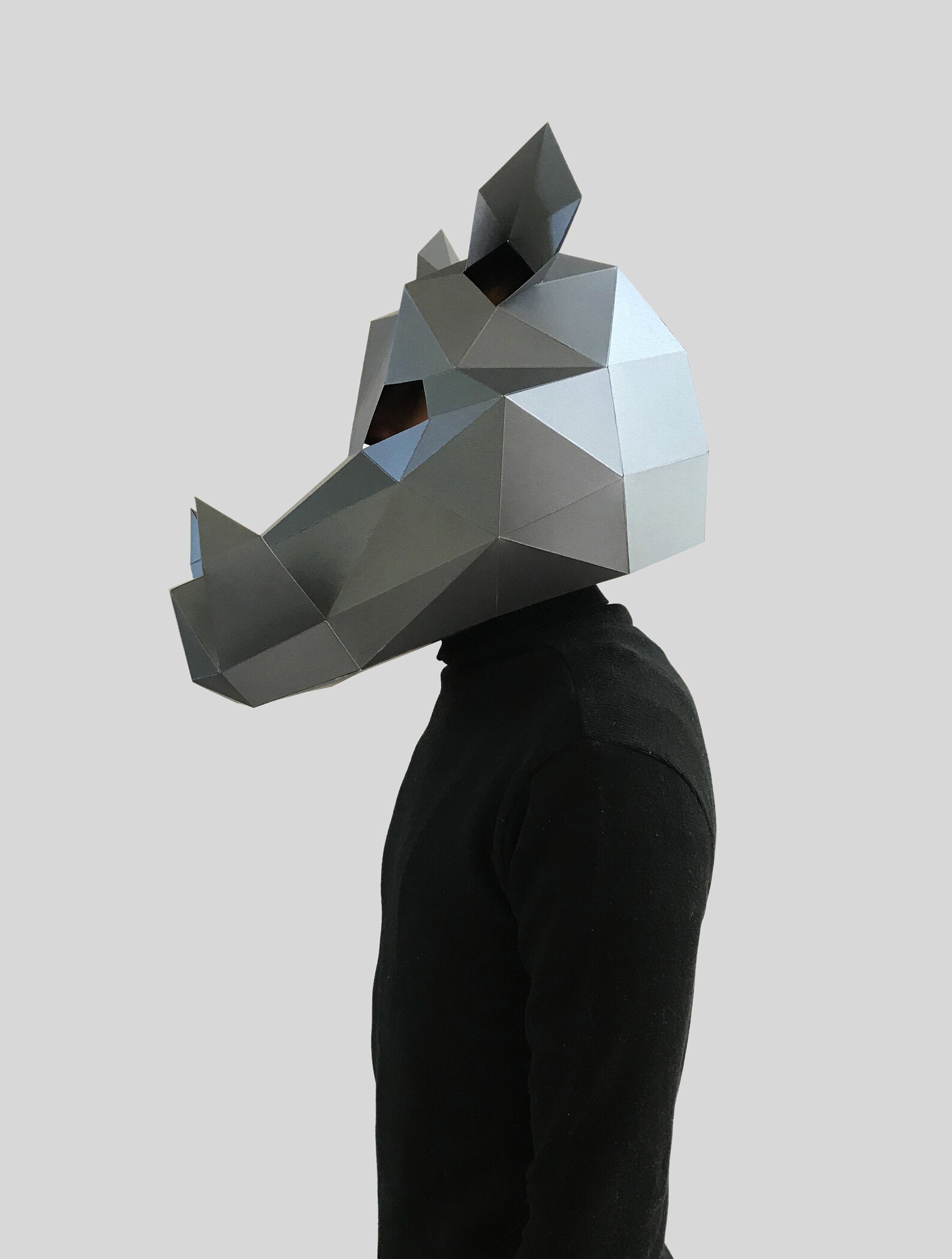 Warthog Mask Template Paper Mask Papercraft Mask Masks 3d | Etsy