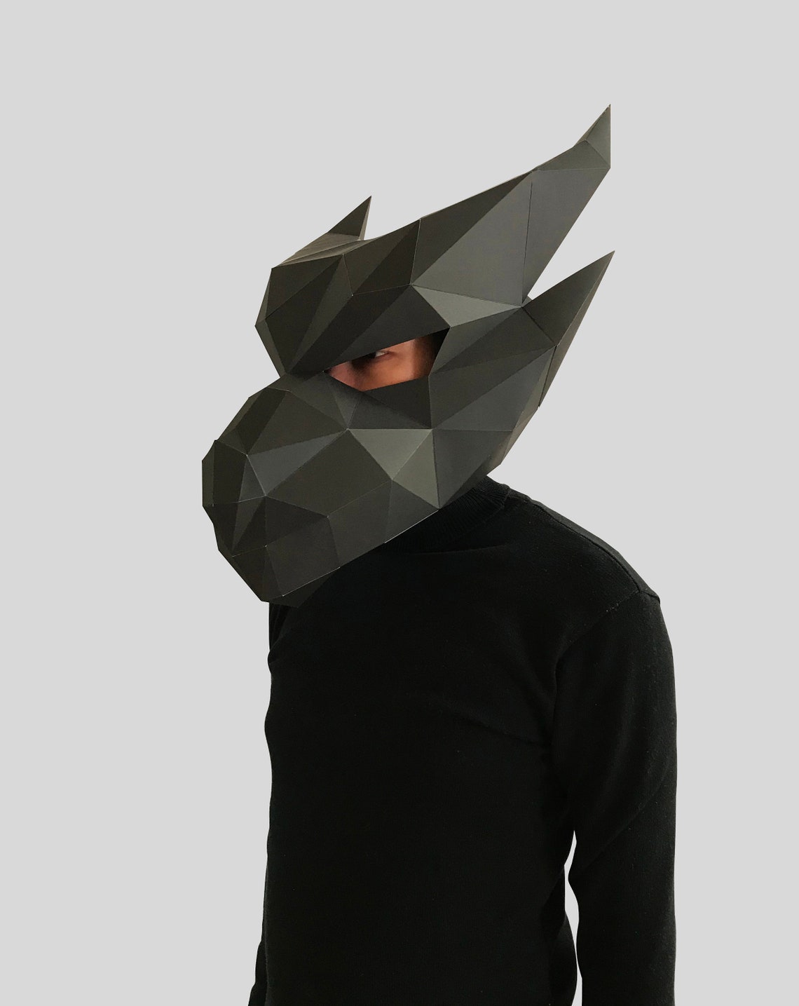 COMBO 19 Paper Mask Template Paper Mask Papercraft Mask | Etsy