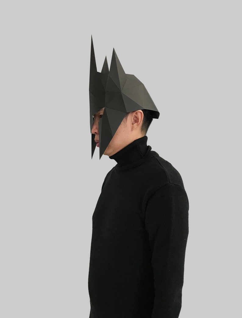 Helmet 6 Paper Mask Template Papercraft Helmet 3d Helmet - Etsy