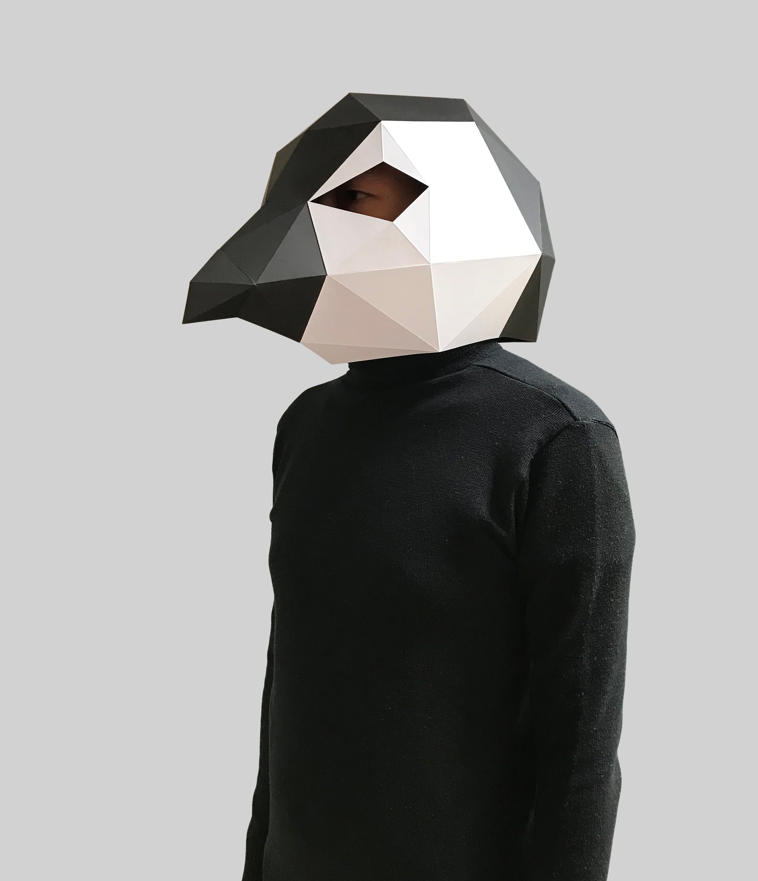 Little Penguin Mask Template Paper Mask Papercraft Mask - Etsy