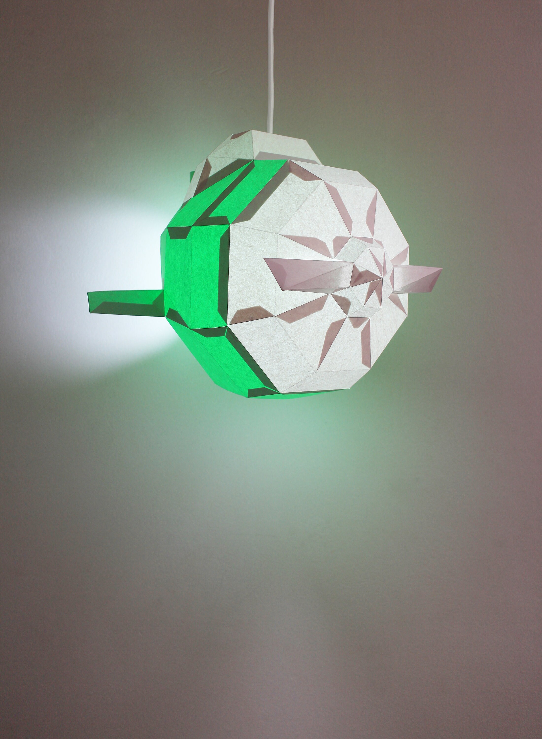 Airplane Paper Lampshade Template Origami Papercraft | Etsy