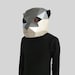 Otter Mask Template Paper Mask Papercraft Mask Masks 3d - Etsy