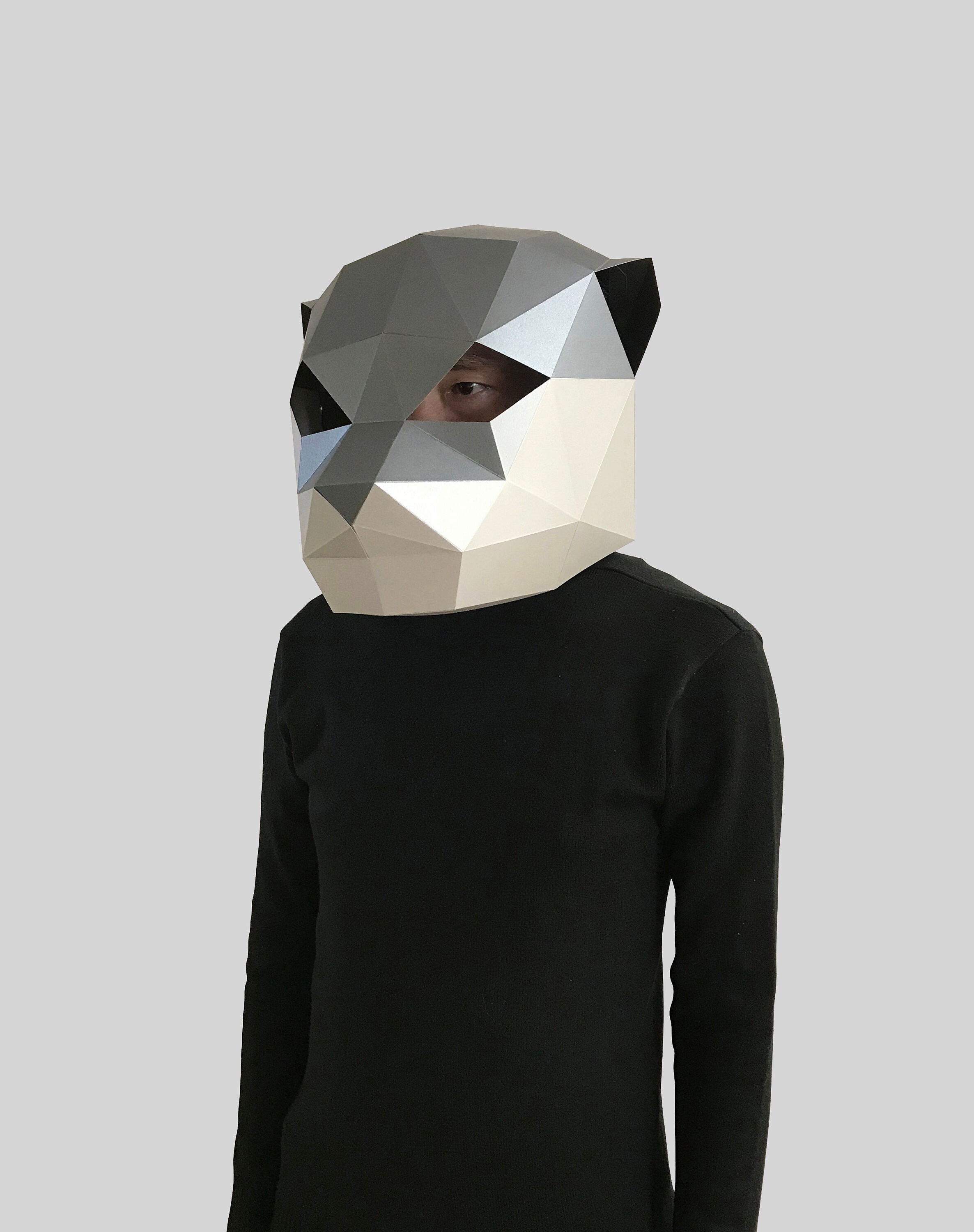 Otter Mask Template Paper Mask Papercraft Mask Masks 3d - Etsy