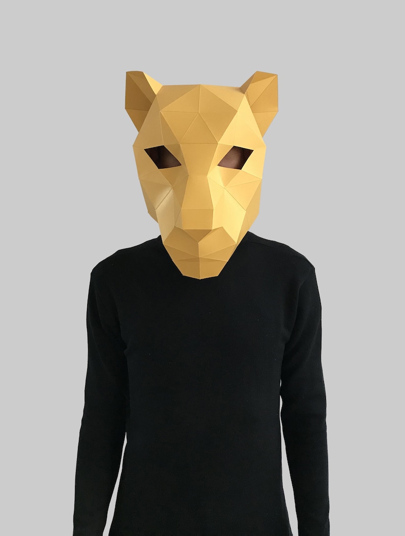 Lion Queen Paper Mask Template Paper Mask Papercraft Mask - Etsy