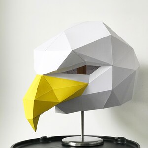 Bald Eagle Mask Template - Paper Mask, Papercraft Mask, Masks, 3d Mask ...