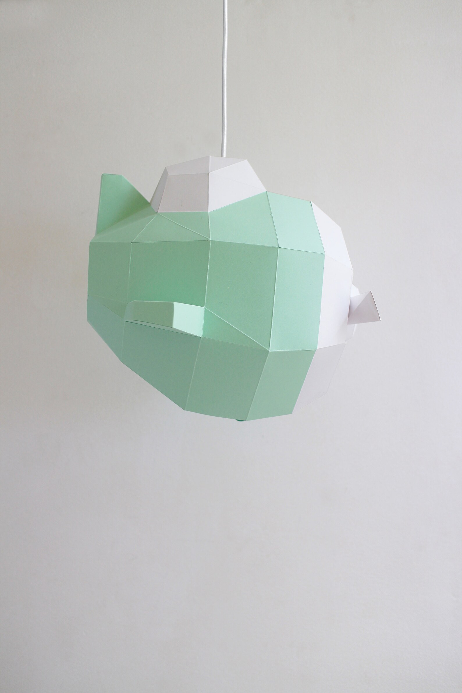 Airplane Paper Lampshade Template Origami Papercraft | Etsy