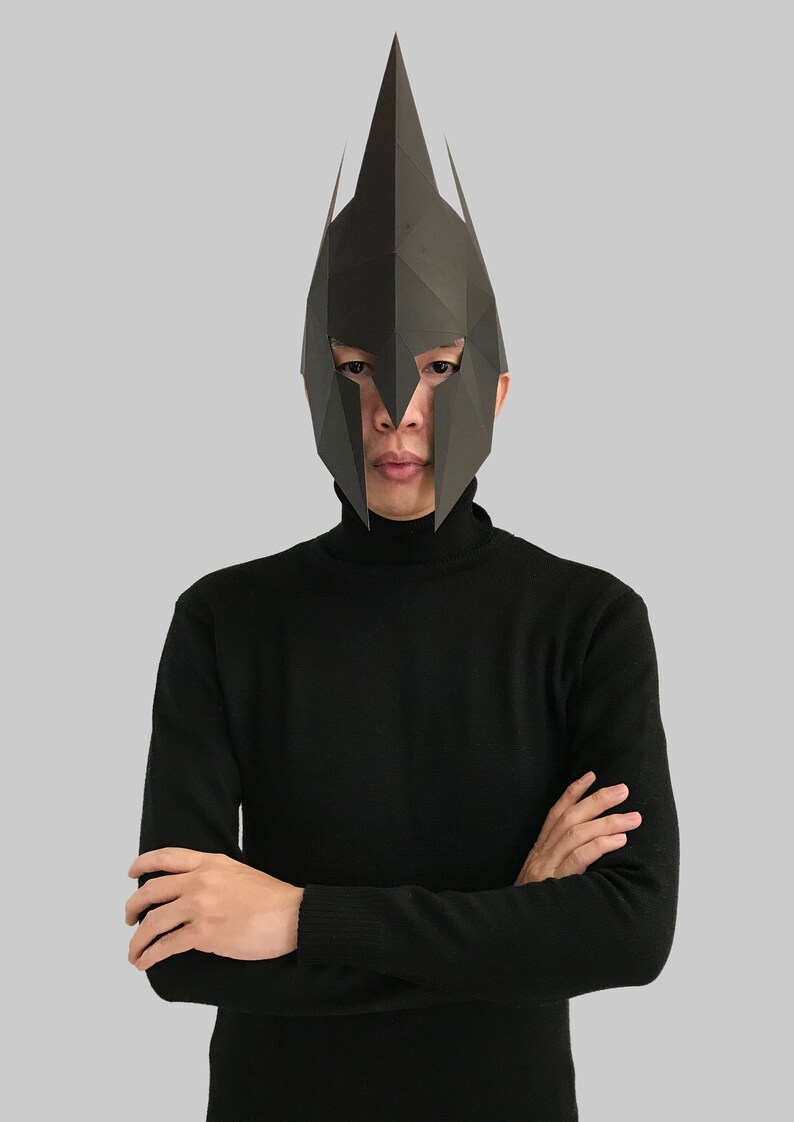 Helmet 6 Paper Mask Template Papercraft Helmet 3d Helmet - Etsy