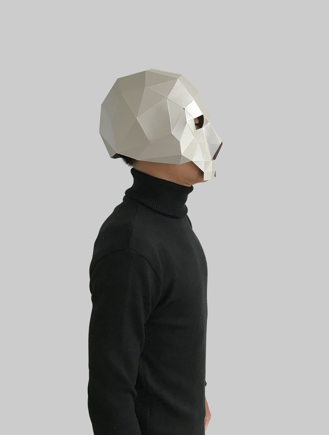 Skull Mask Template Paper Mask Papercraft Mask Masks 3d - Etsy