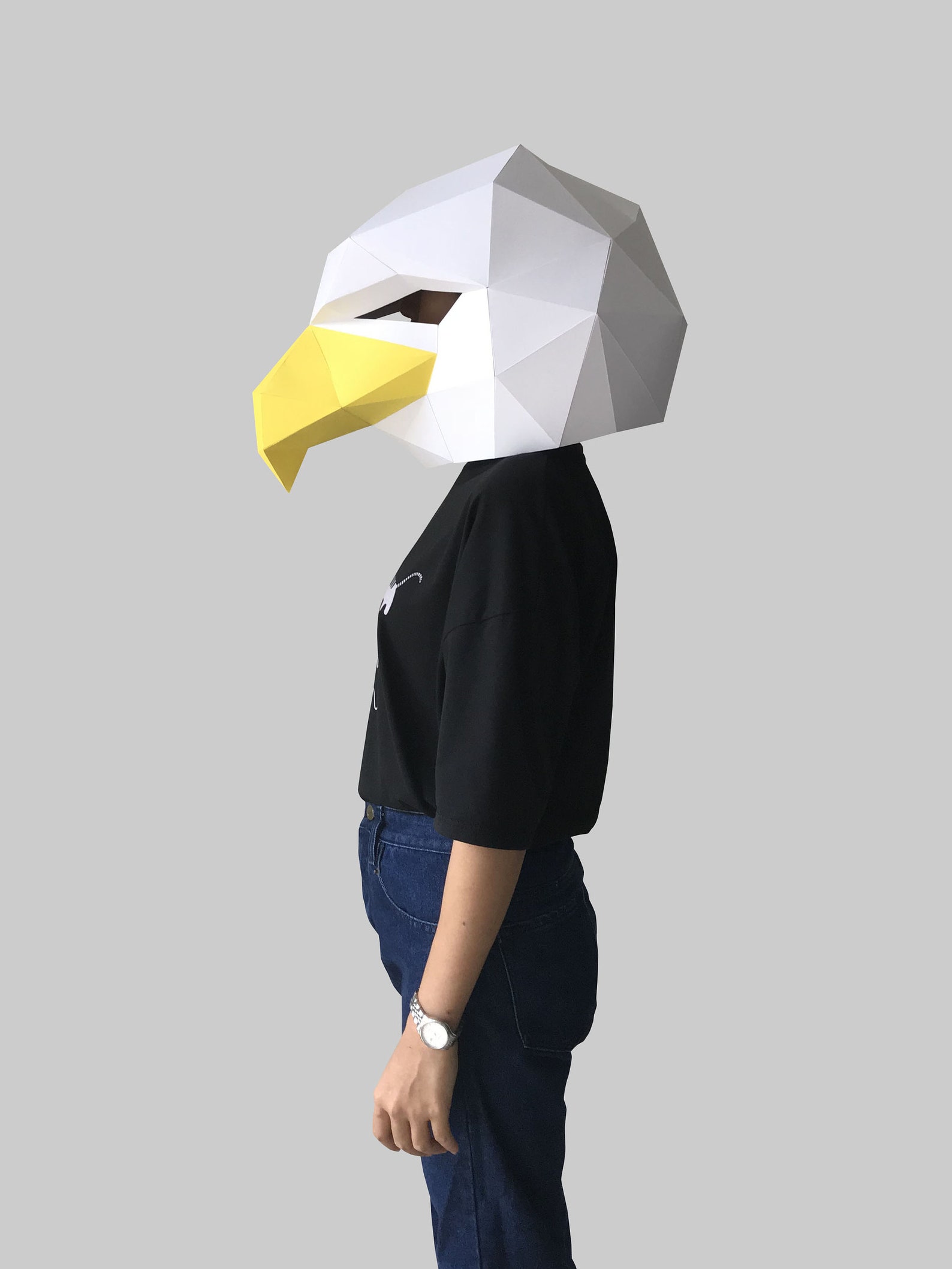 Bald Eagle Mask Template Paper Mask Papercraft Mask Masks - Etsy