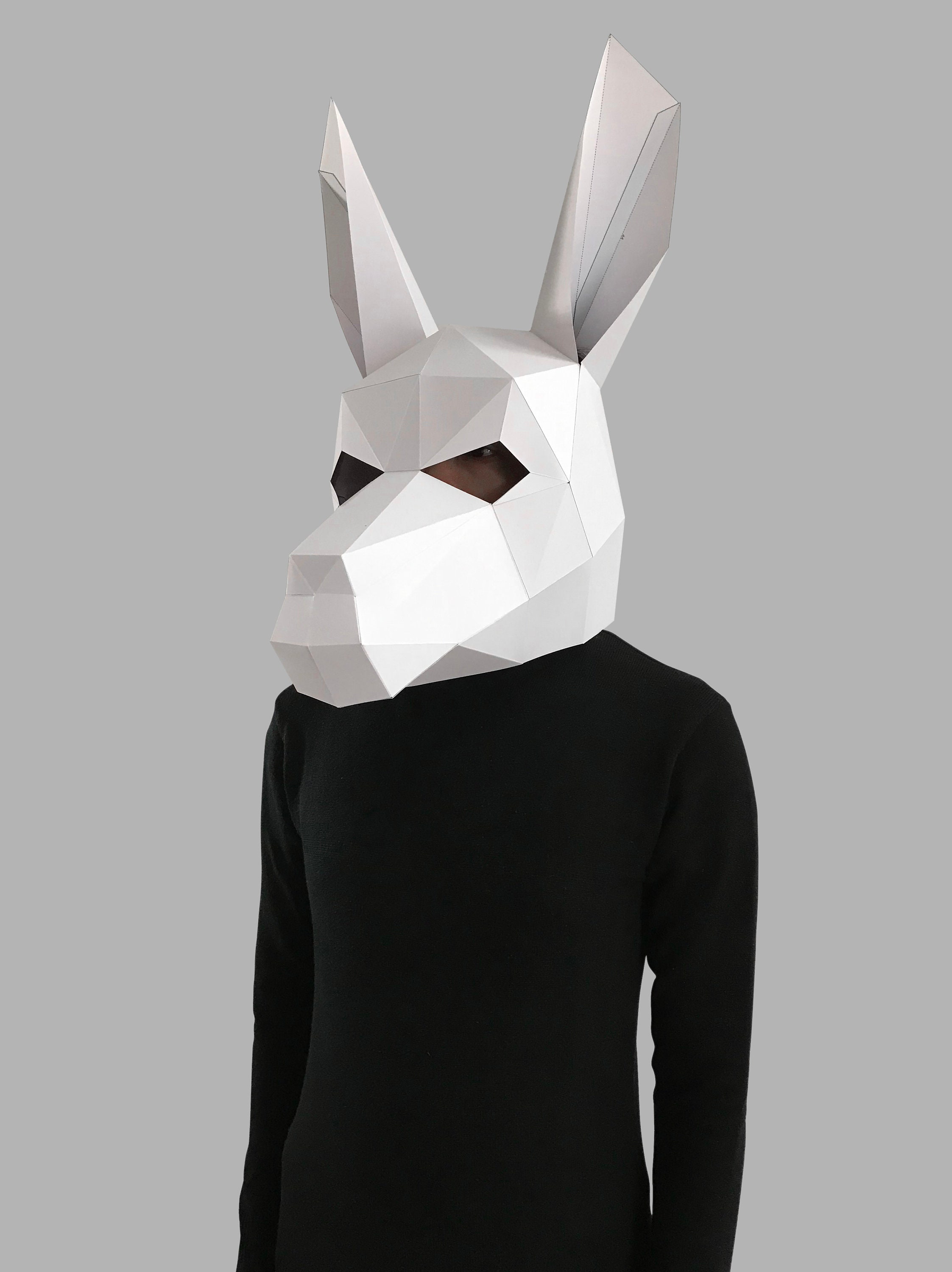 Lama Mask Template Paper Mask Papercraft Mask Masks 3d - Etsy