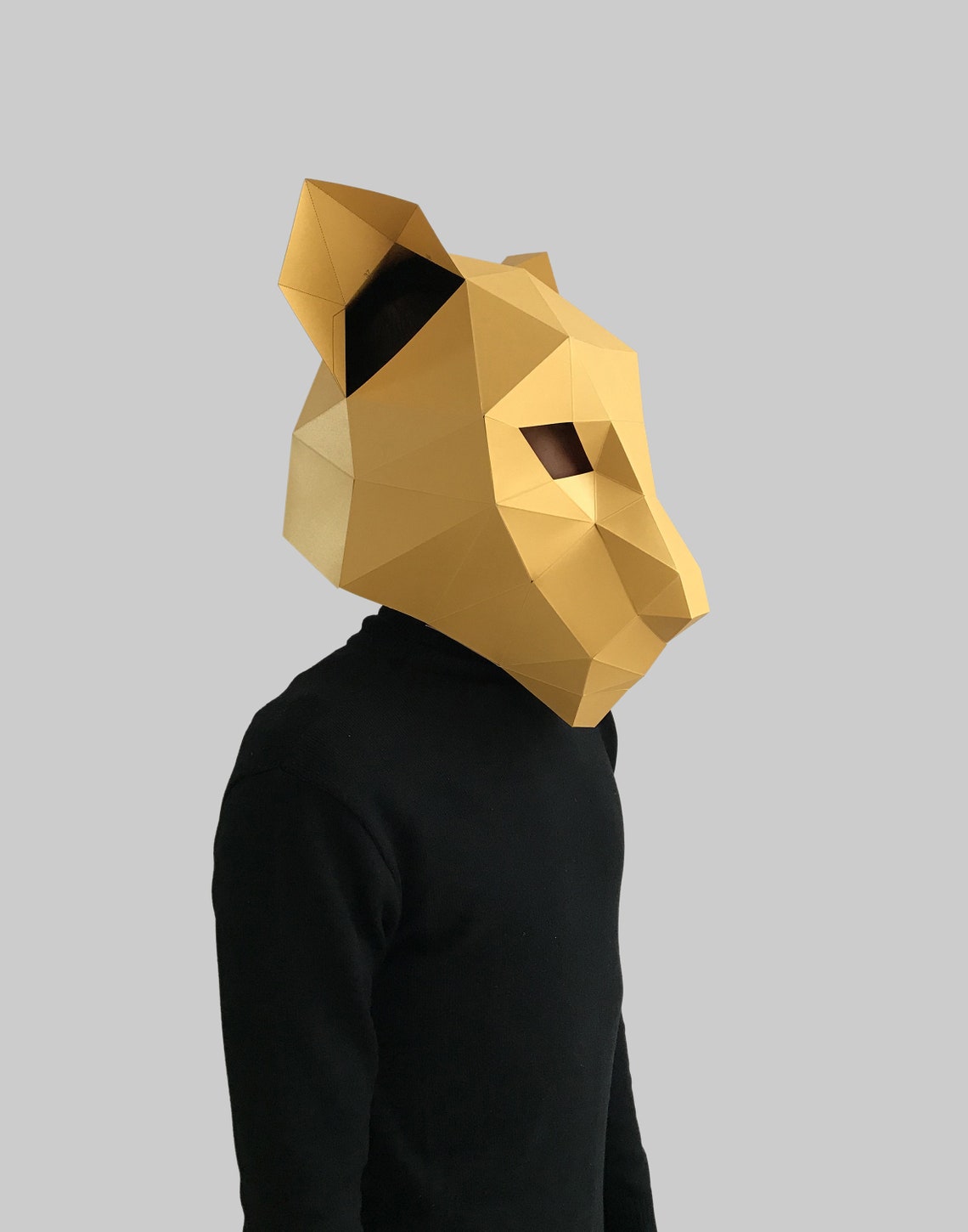 Lion Queen Paper Mask Template Paper Mask Papercraft Mask - Etsy