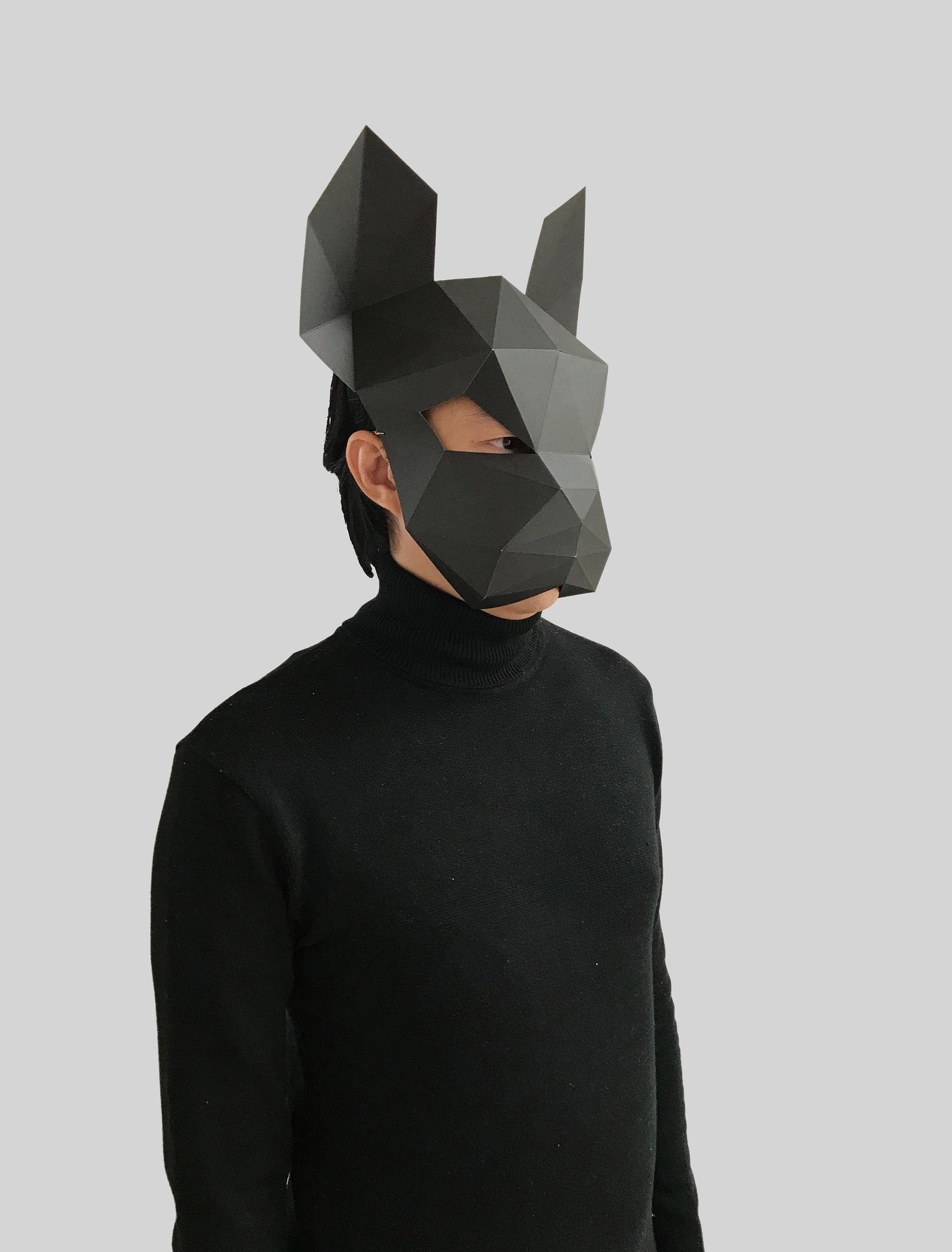 COMBO 15 Paper Template Dog Mask Papercraft Mask Masks 3d | Etsy